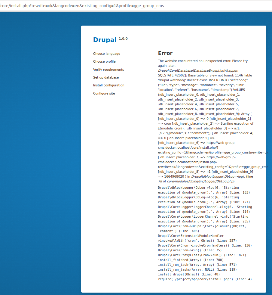 Fatal Error When Installing Website From Existing Config And Dblog Is Not Enabled 3313656 2532